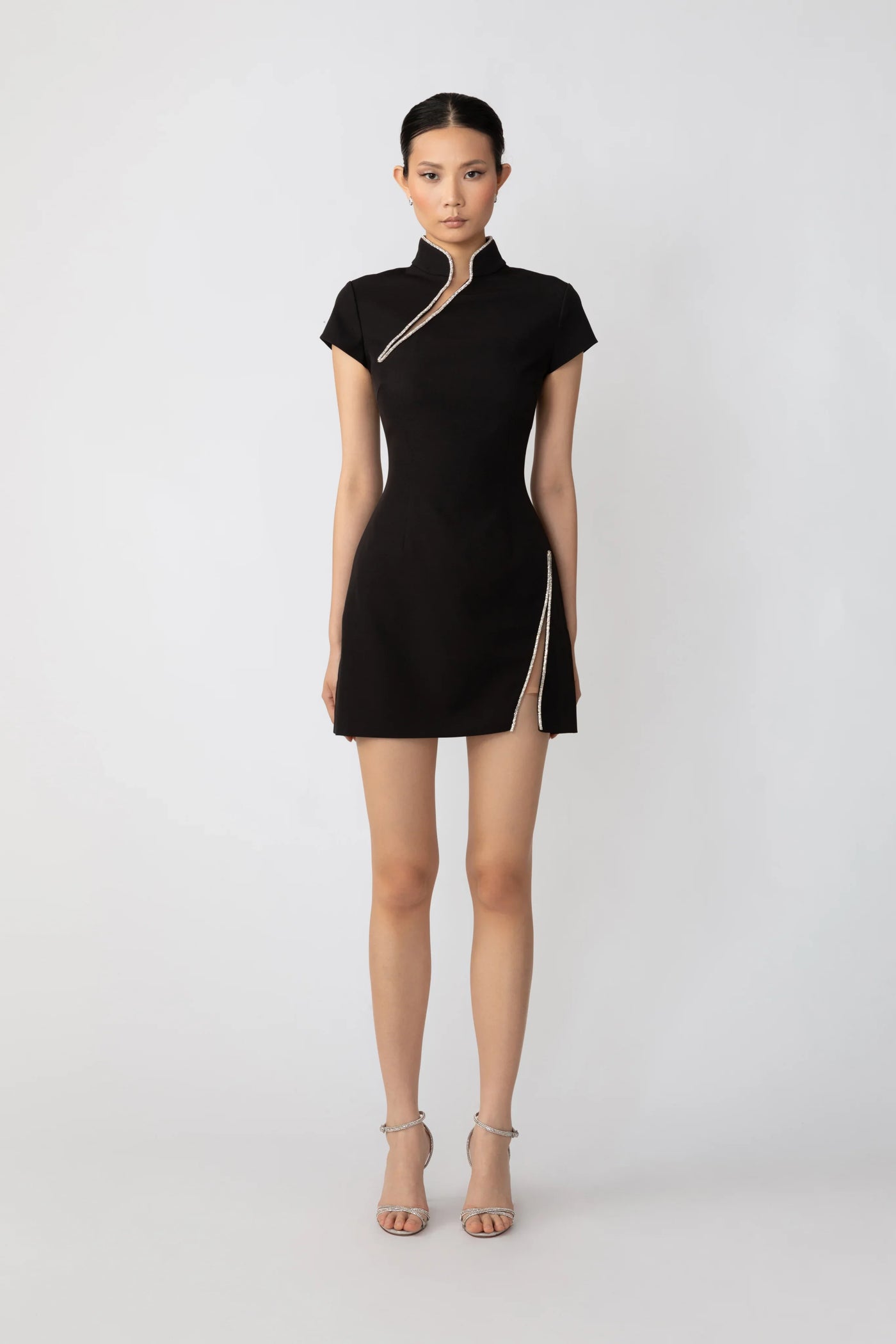 Ingrid Mini Dress in Black | SAU LEE Official Website