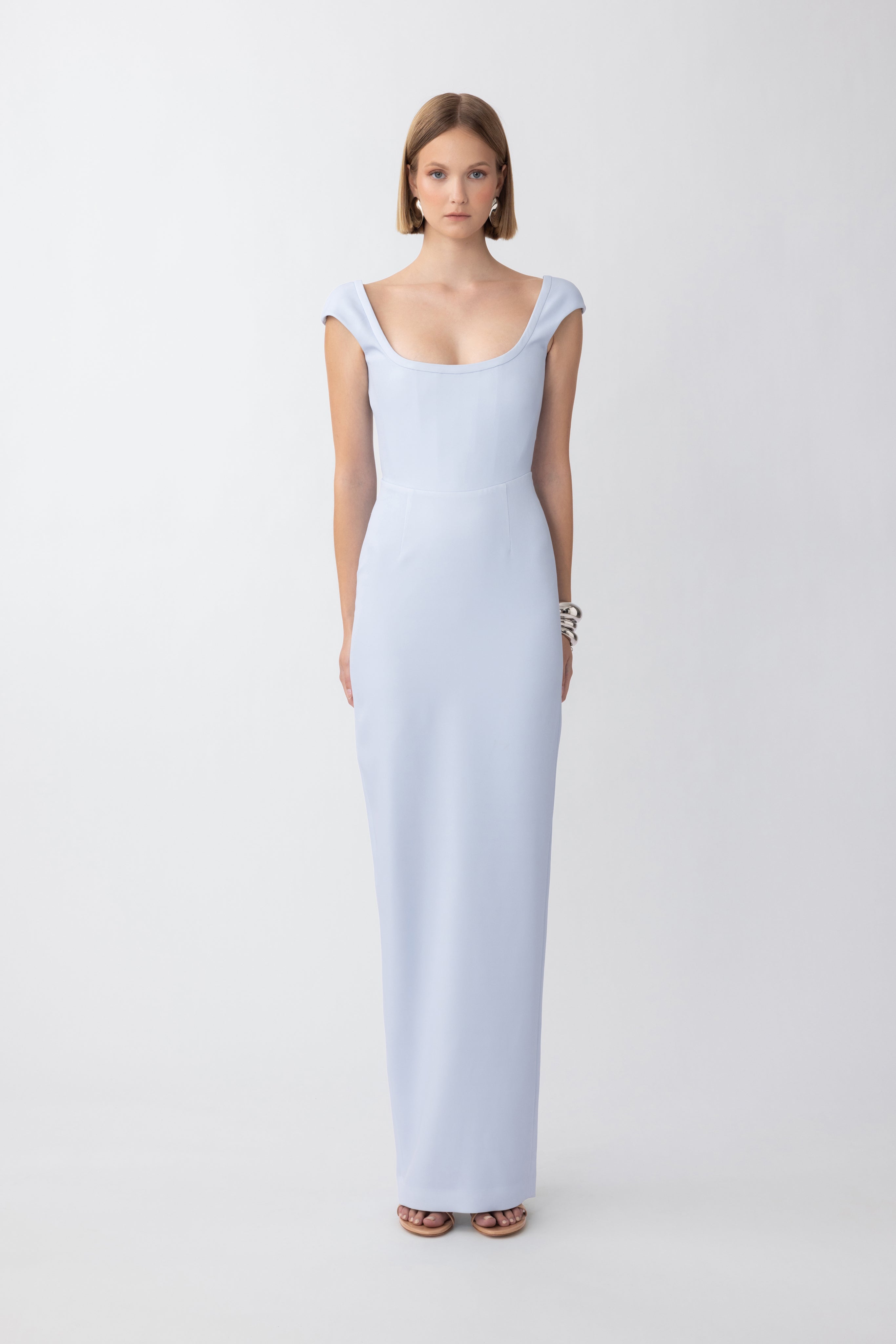 Brooke Gown in Pastel Blue | SAU LEE Official Website